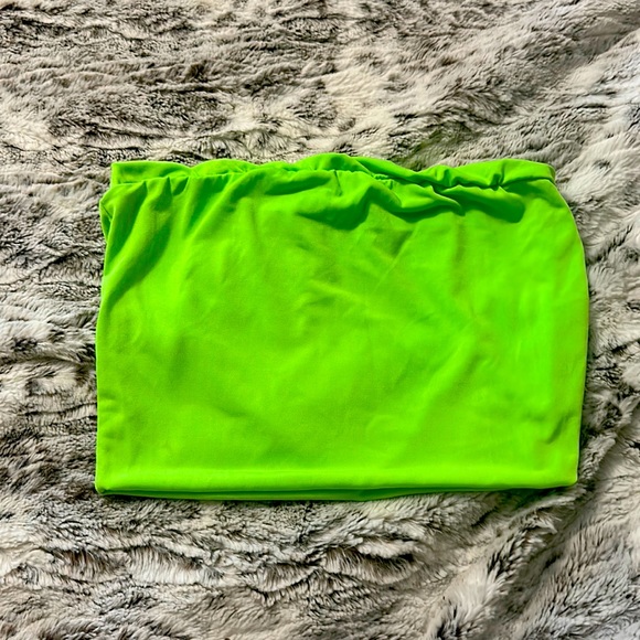 Tops | Neon Green Tube Too | Poshmark